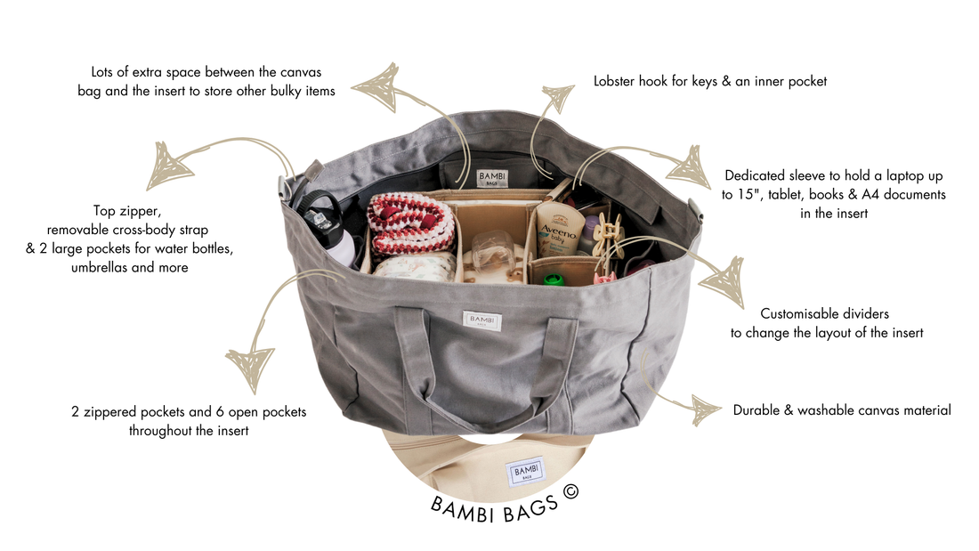 Shop The Essential Bambi Bags | Organised, Practical Work Bags